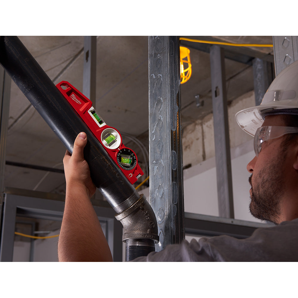 Milwaukee 48-22-5210 10in Die Cast Block Torpedo Level with 360 Degree ...